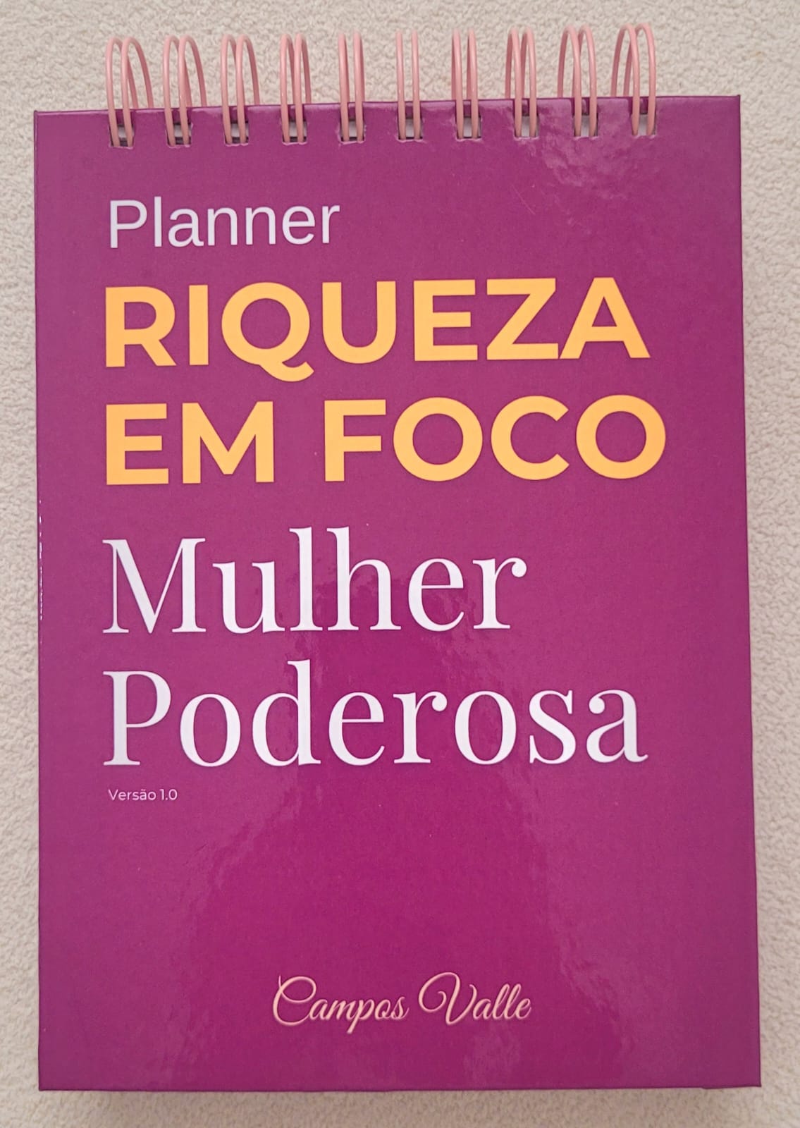 Planner Riqueza em Foco: Mulher Poderosa