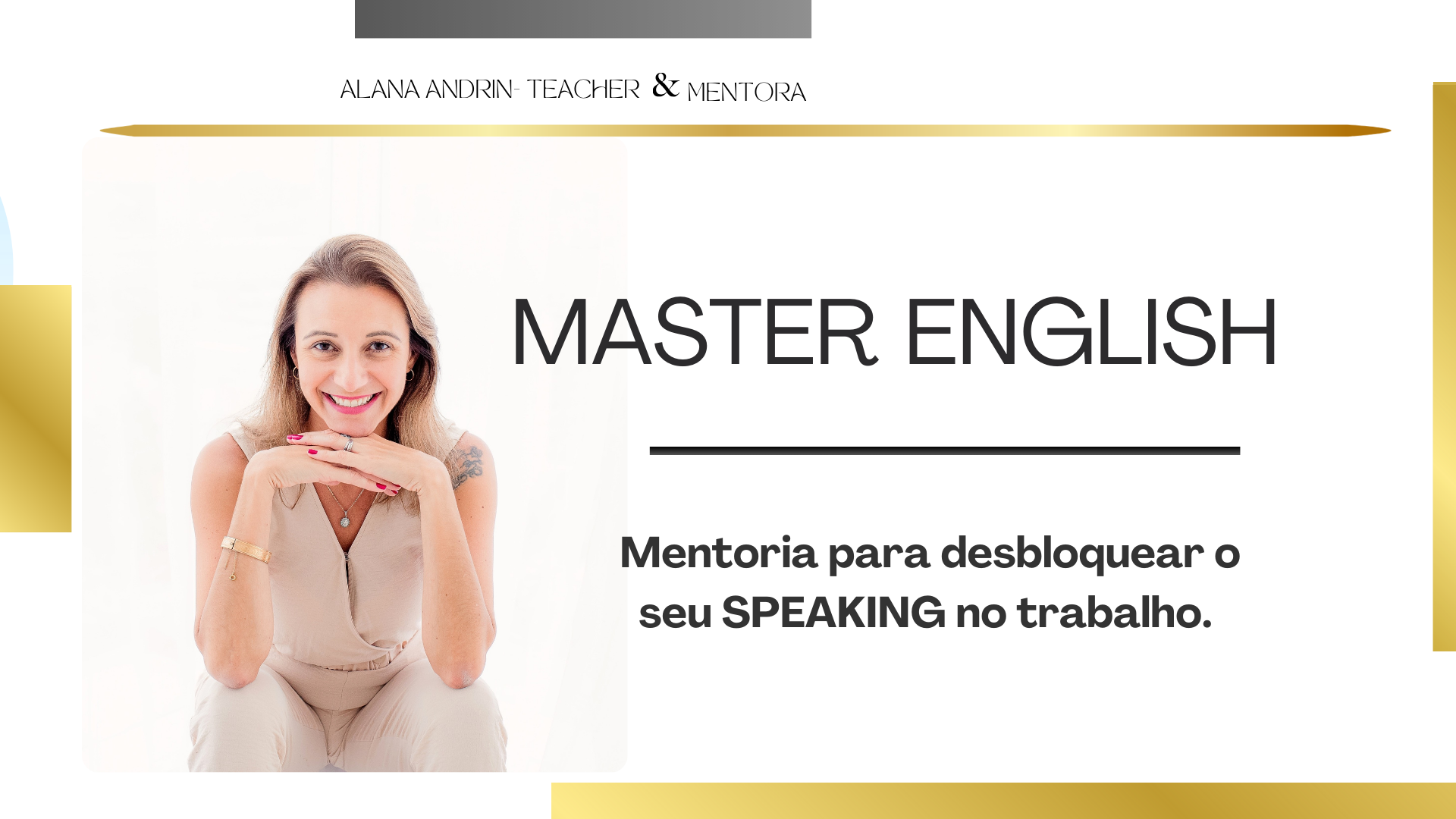 Mentoria MASTER ENGLISH - Alana Cristine Andrin | Hotmart