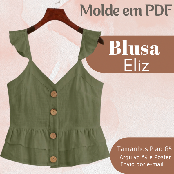 MOLDE EM PDF BLUSA ELIZ