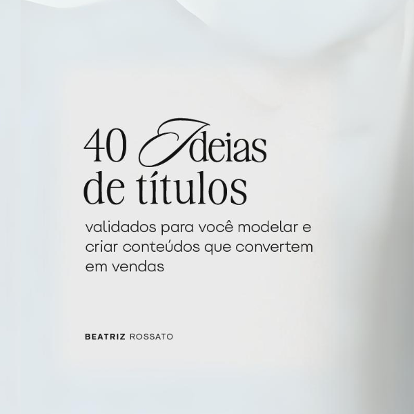 40 ideias de títulos validados para você modelar e criar conteúdos ...
