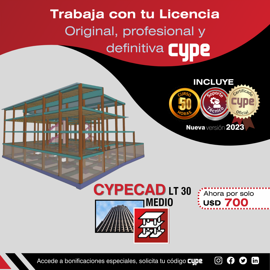 Programa CYPECAD LT30 Medio - Cype Software | Hotmart