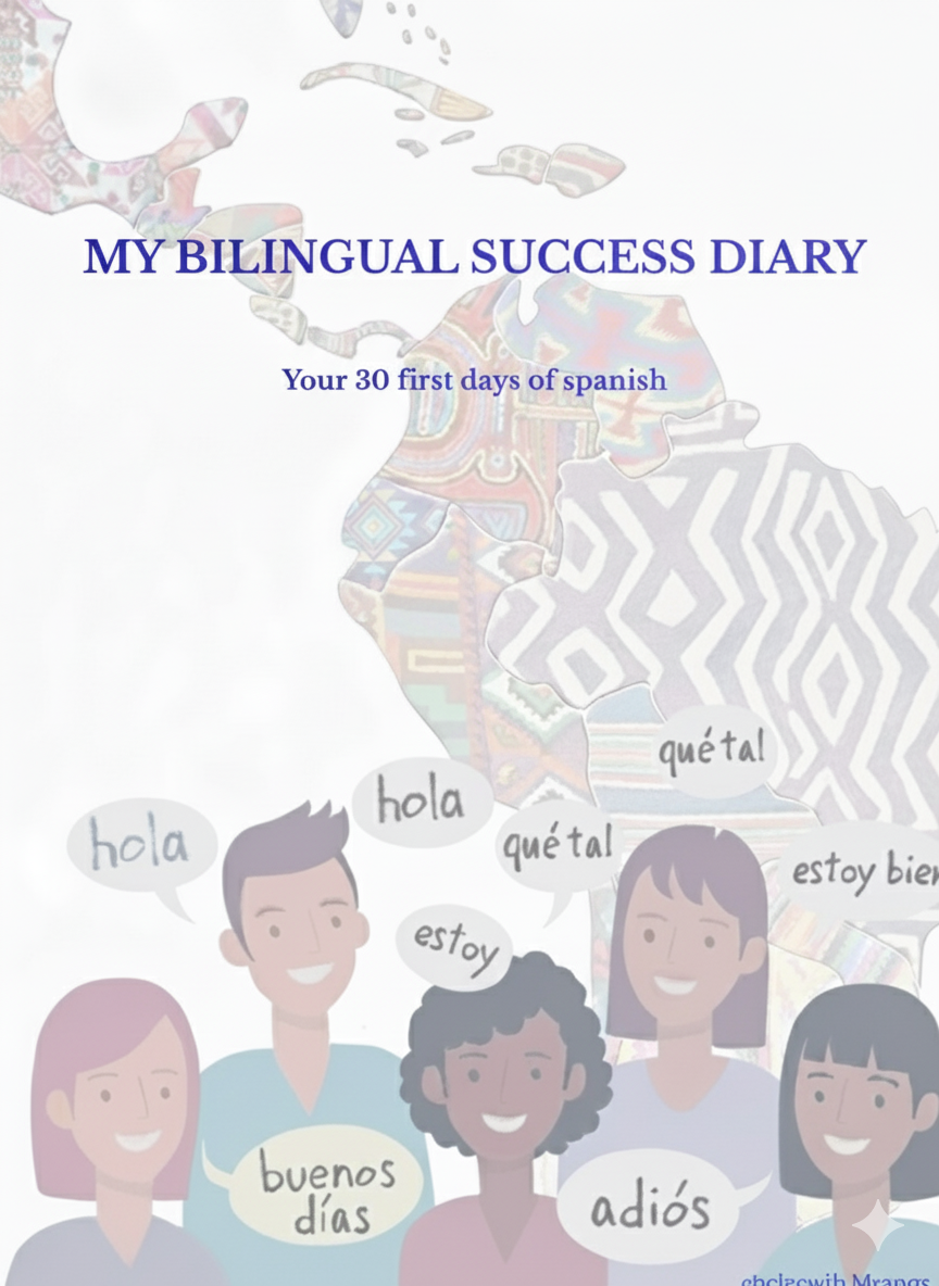 MY BILINGUAL SUCCESS DIARY - Your 30 first days of spanish | Hotmart