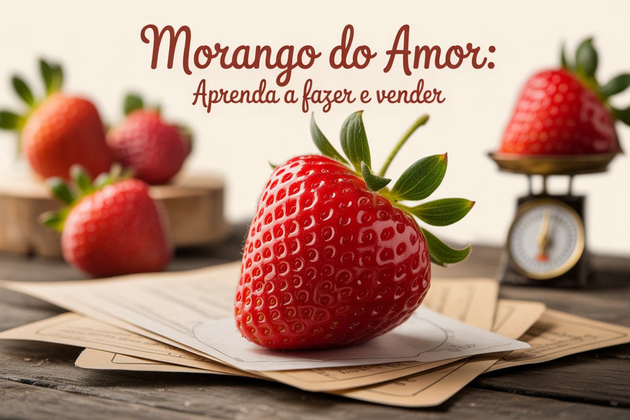 E-book Premium: Aprenda a Fazer e Vender o Morango do Amor | Hotmart