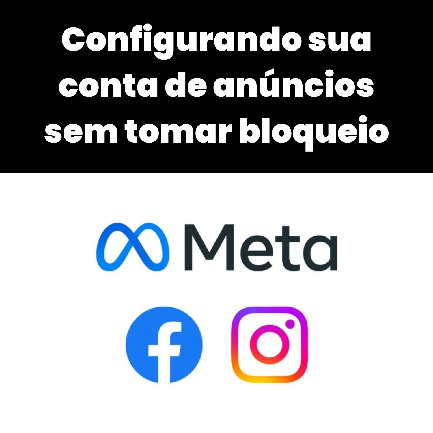 Criando sua conta de anúncios