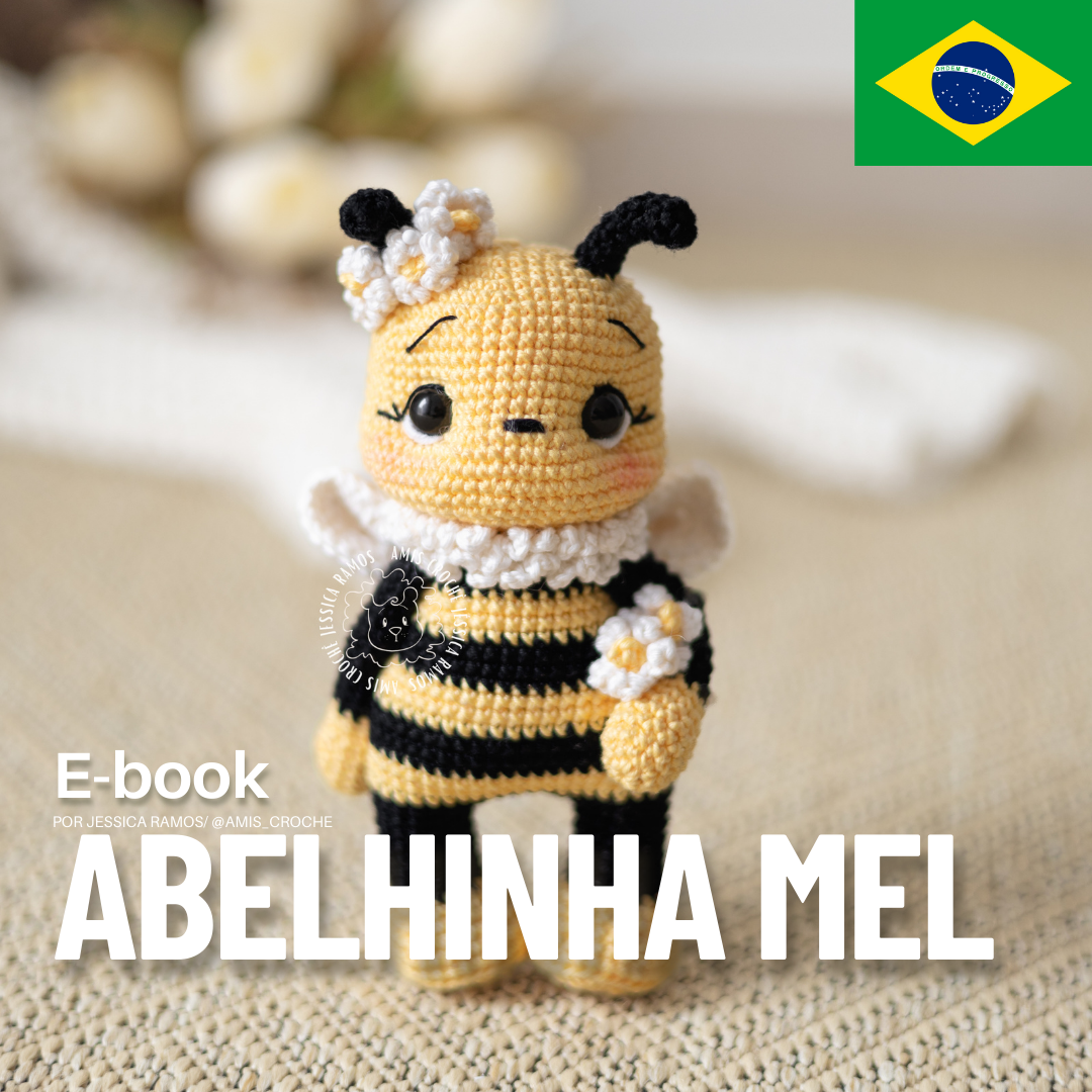 Abelhinha Mel - Amis Crochê por Jéssica Ramos | Hotmart