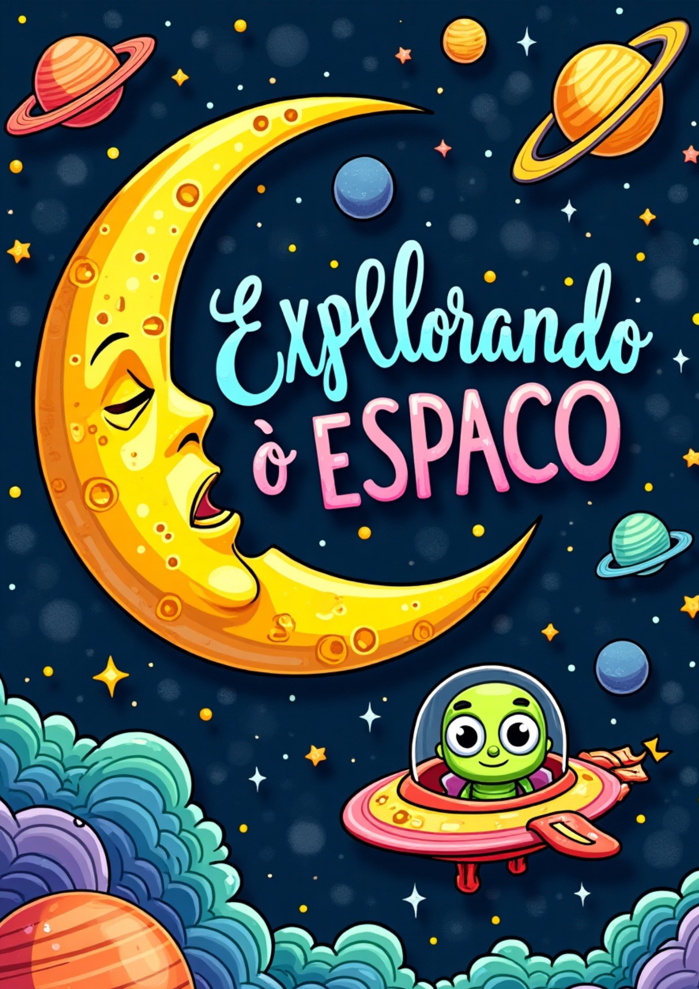 Exploring the Cosmos - Coloring Book infantil - Schana Fockink | Ho...