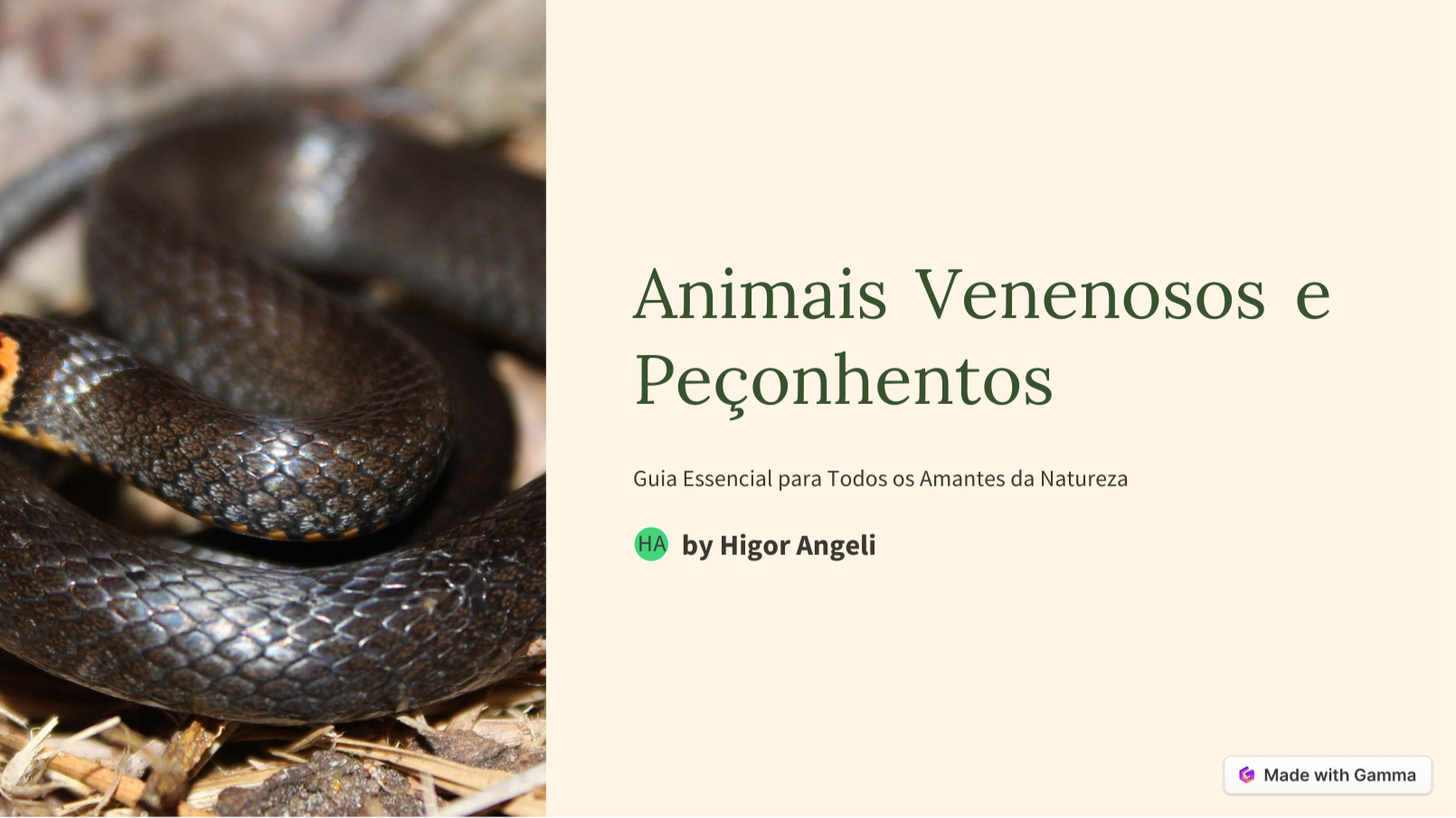 Animais Venenosos e peçonhentos: Guia essencial para amantes da nat...