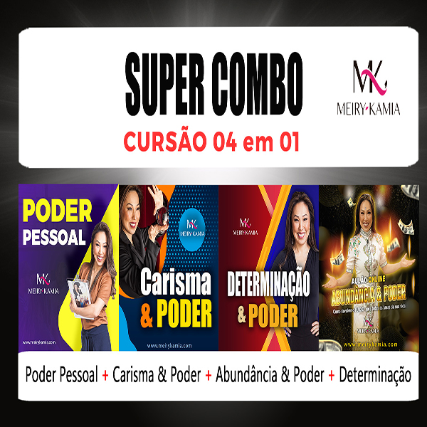 Cursão 4 x 1 - Abundância e Poder / Poder Pessoal / Carisma e Poder...