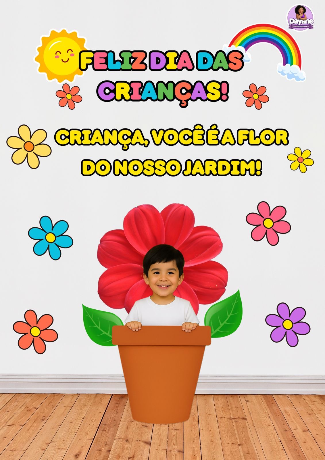 Painel Dia das Crianças – Flor - DAYANE BARBOZA DE SOUZA | Hotmart