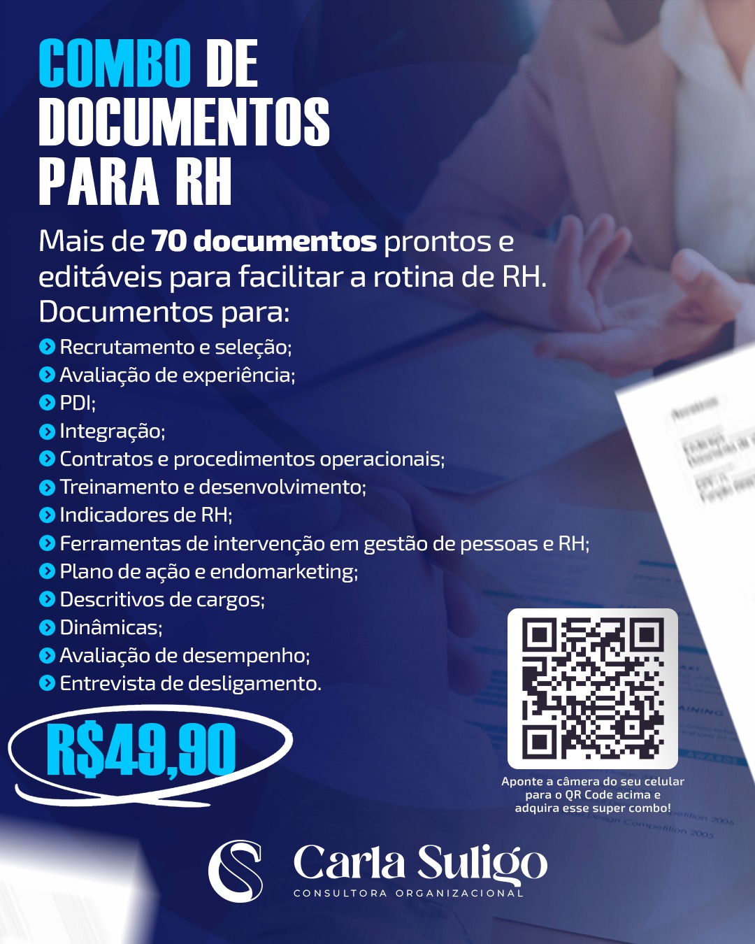 Combo de Documento de RH - Carla Suligo Araujo | Hotmart