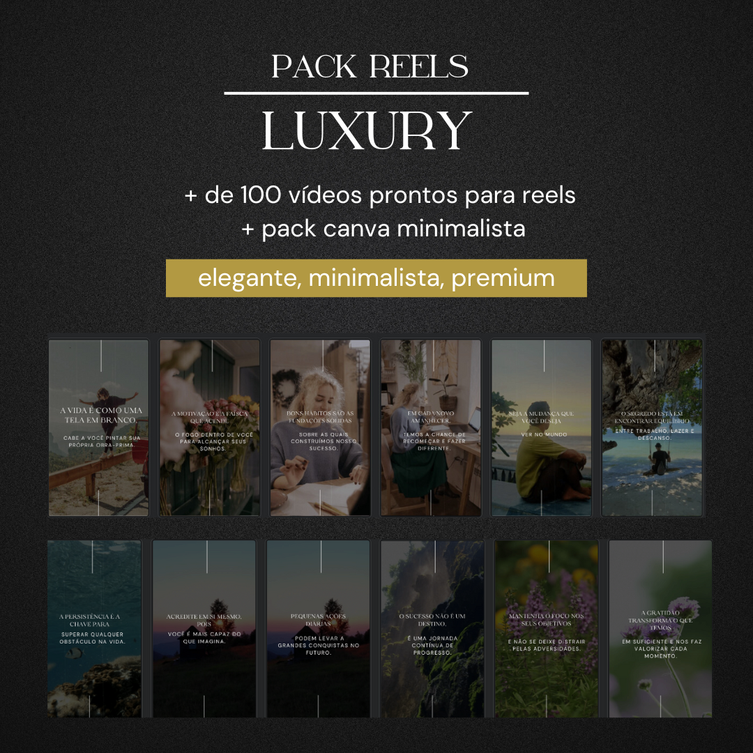Pack Reels Luxury - Daiana Lopes | Hotmart