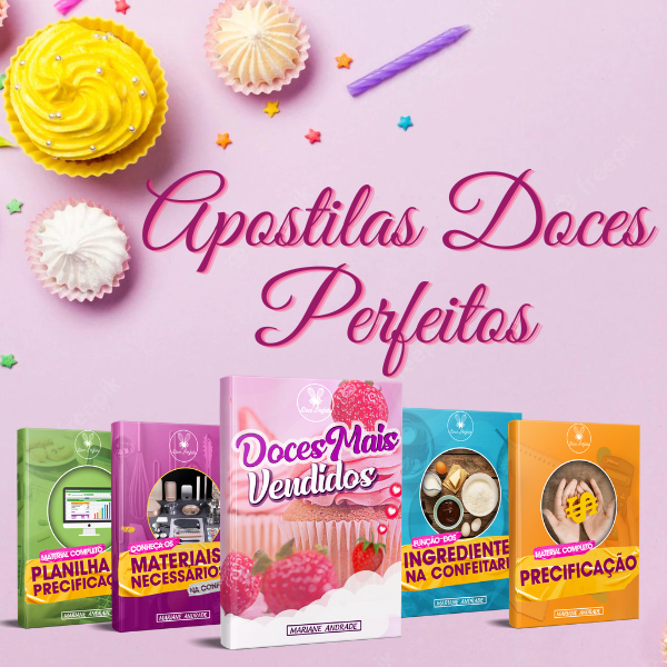 Doces Mais Vendidos EBOOK - Mariane S. Andrade | Hotmart