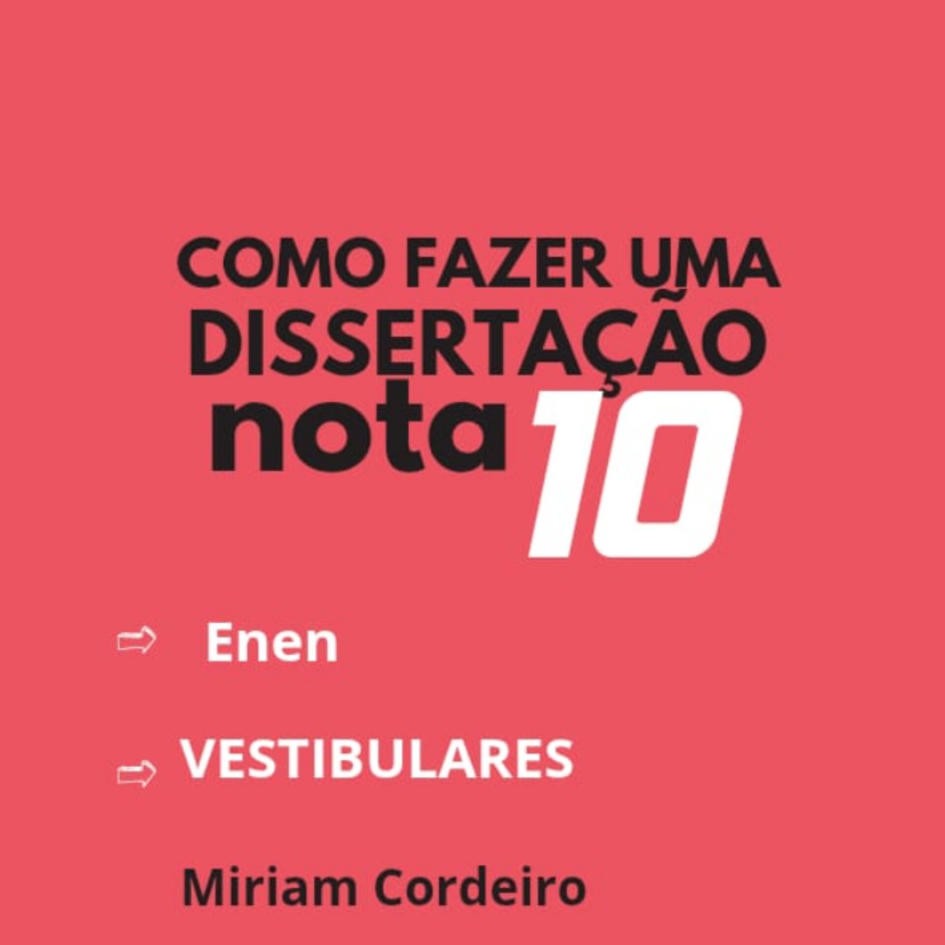 Como Fazer Uma Boa Dissertação - Miriam Cordeiro | Hotmart