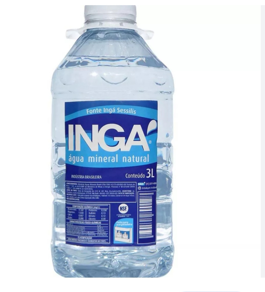 Água INGA, MINERAL 3L - Adriano correia mendes | Hotmart