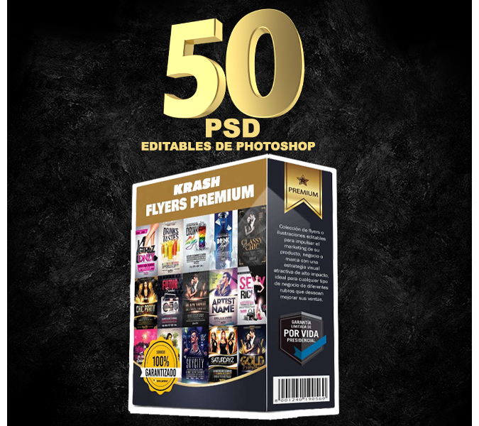 Colección de 50+ Plantillas PSD Editables para Diseño Rápido y Prof...