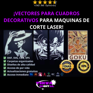 Plantillas de Cuadros para CNC, Corte Láser e Impresión 3D - Isaac ...