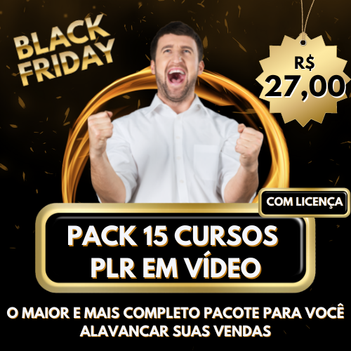 PACK PLR em Vídeo: 15 Cursos PLR com licença prontos para você vend...