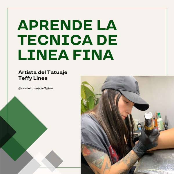 Aprende como tatuar el estilo LINEA FINA - Stefany Molina sanchez