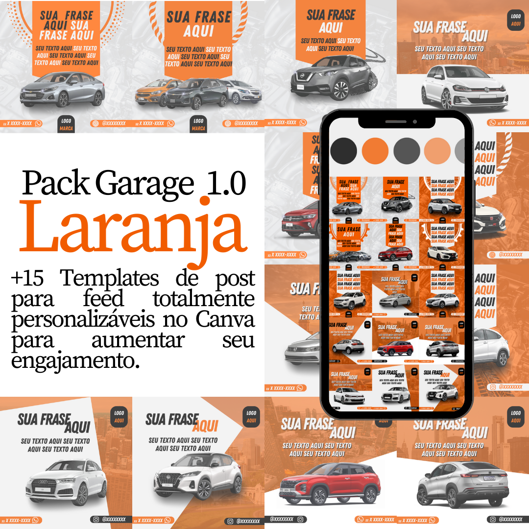 Pack Garage 1.0 - Laranja