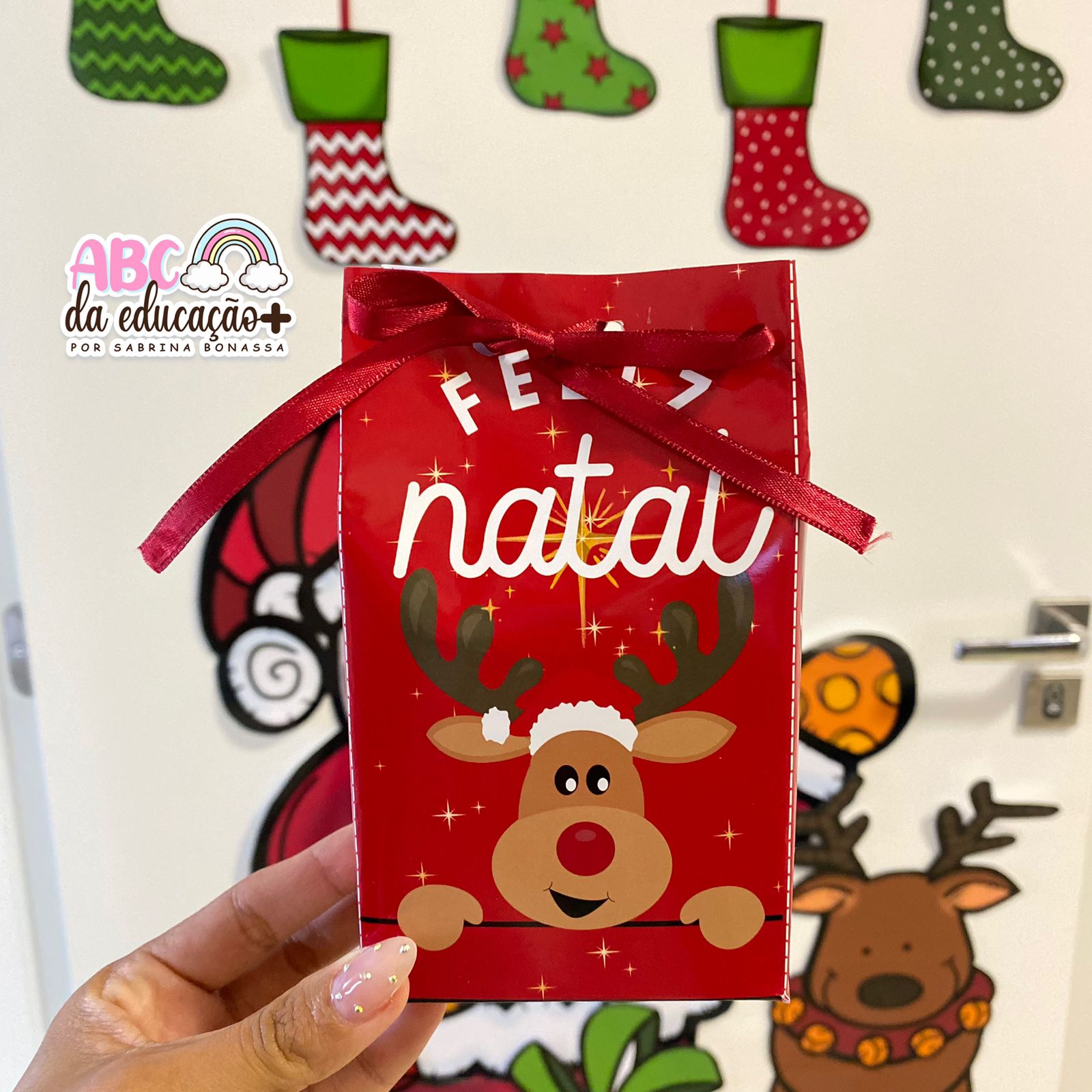Mini kit de Natal- Decoração, Cartão e Lembrancinha