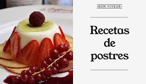 Recetas de postres