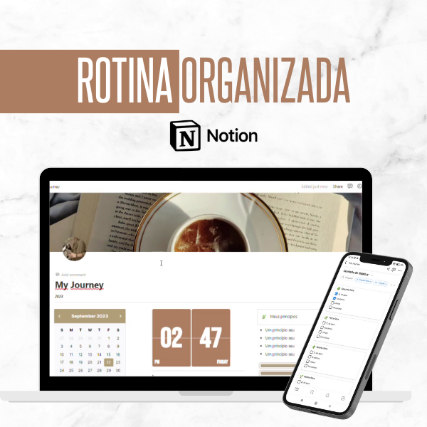 Rotina Organizada - Template de Organização no Notion - Lidiane Son...