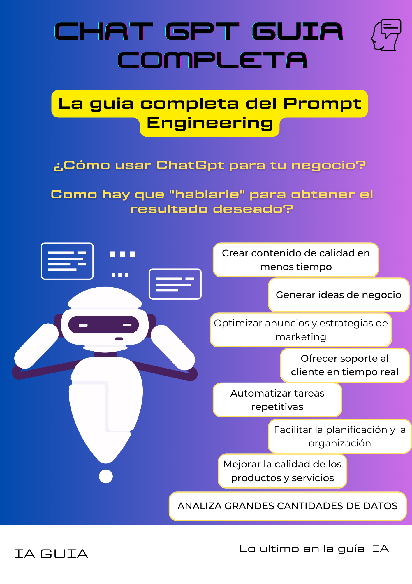 Guía Completa ChatGpt - Prompt Engineering - IA GUIA | Hotmart