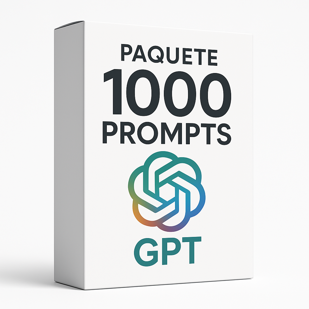 Paquete 1000 Prompts GPT - Diego Brandão Fonseca | Hotmart
