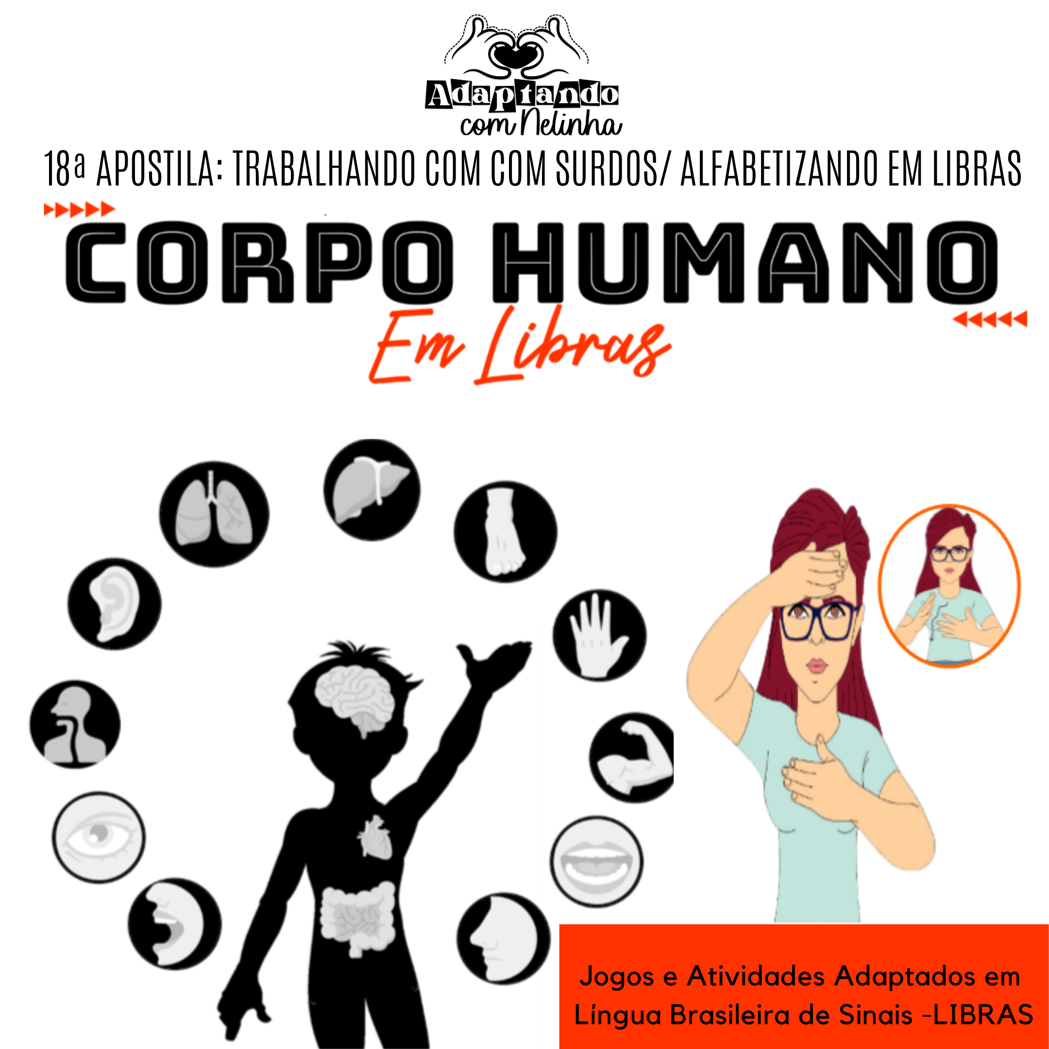 18 APOSTILA CORPO HUMANO EM LIBRAS Nelinha Soares Hotmart