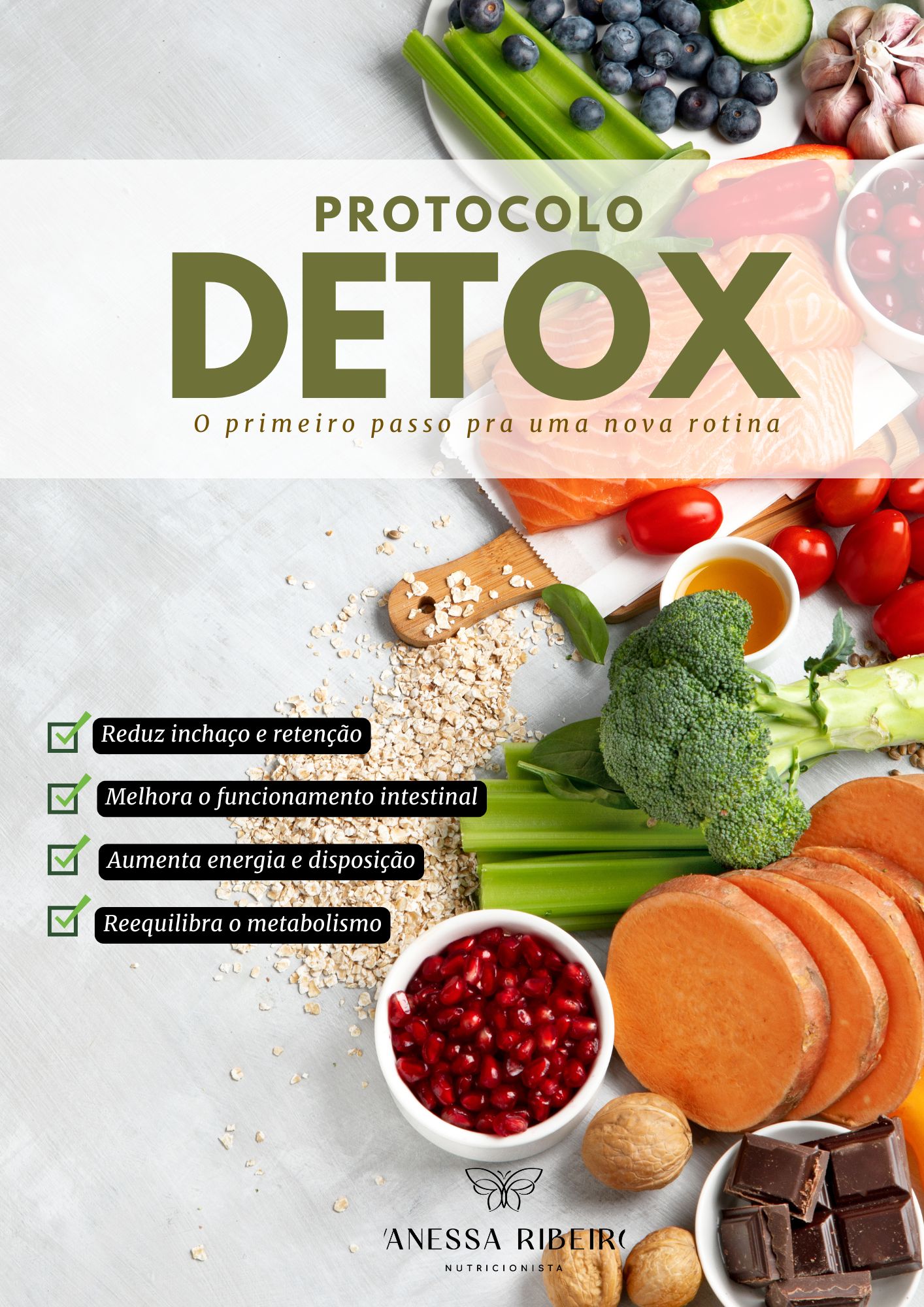 Protocolo Detox - O primeiro passo para uma nova rotina - Vanessa R...