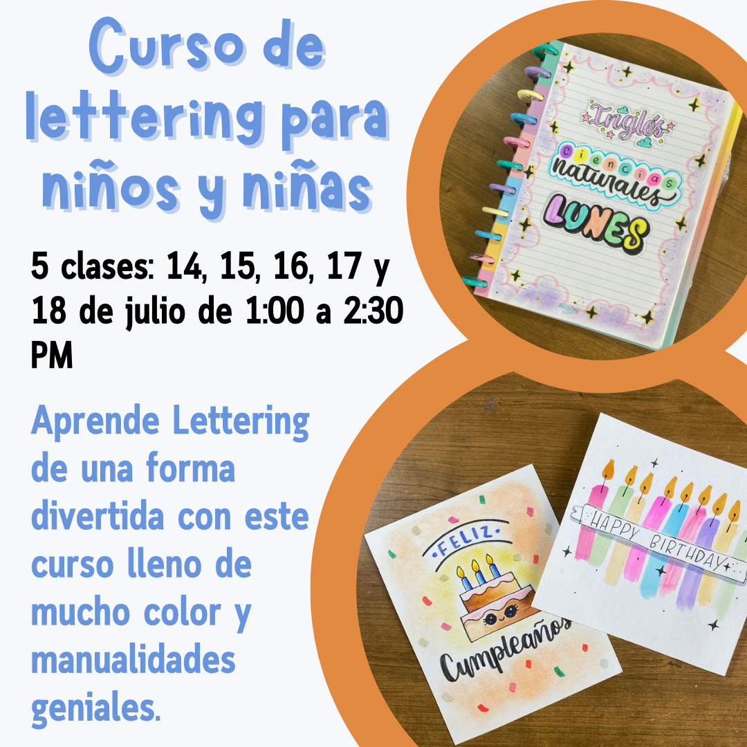 Curso De Lettering Para Niños y Niñas - Saraart.cl | Hotmart