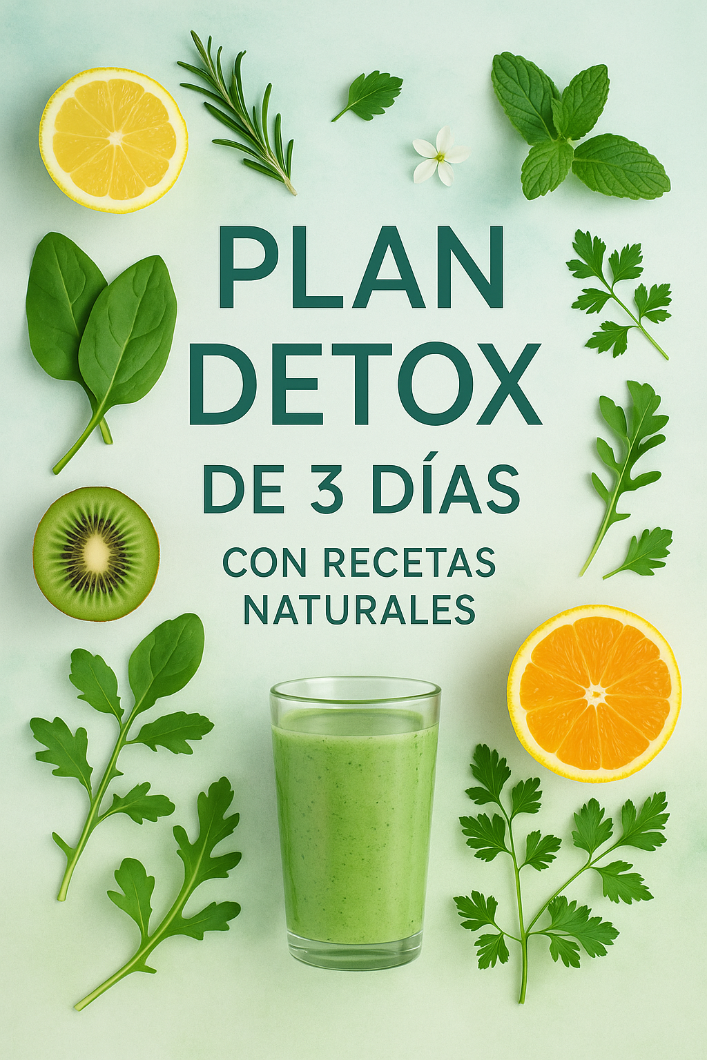 Plan Detox de 3 dias con recetas naturales - Sandra Elena villafañ...