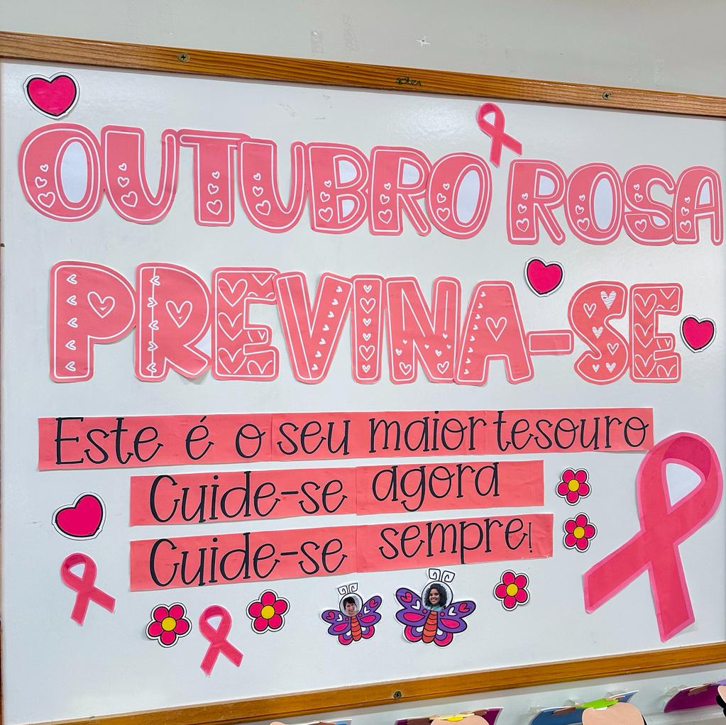 Folder + Painel Outubro Rosa - Gislainy | Hotmart