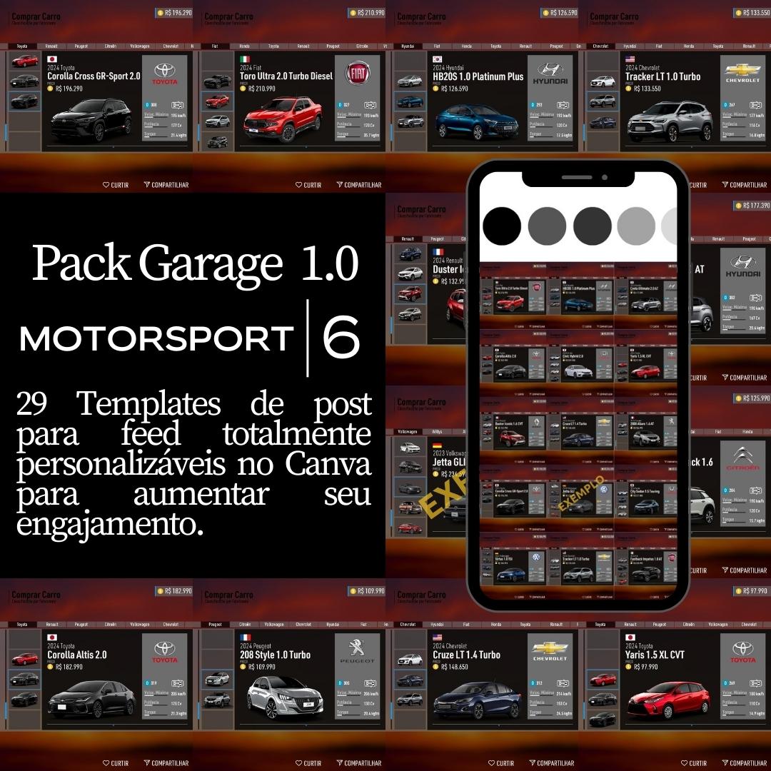 Pack Garage 1.0 - Motorsport 6 - RAFAEL KENJI | Hotmart