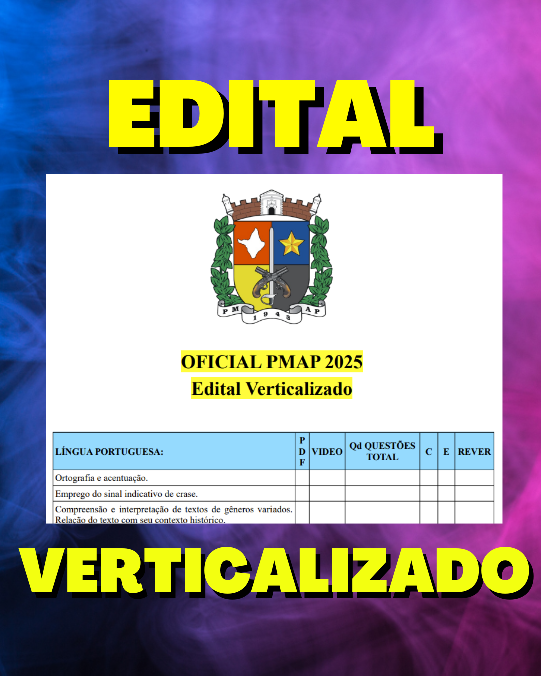 EDITAL VERTICALIZADO OFICIAL PMAP 2025 - Edital Verticalizado Ofici...