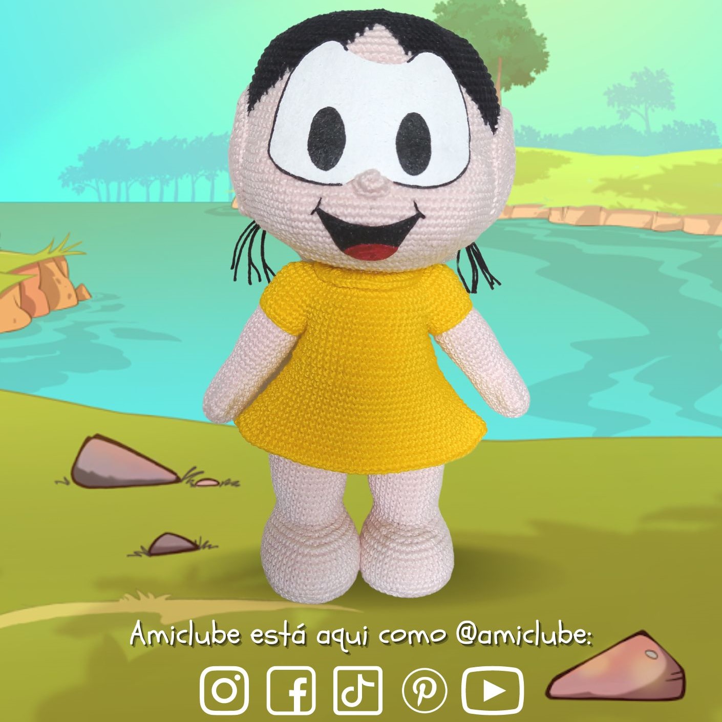 Magali em Amigurumi - Passo a passo - Amiclube - Por Sara Melo | Ho...