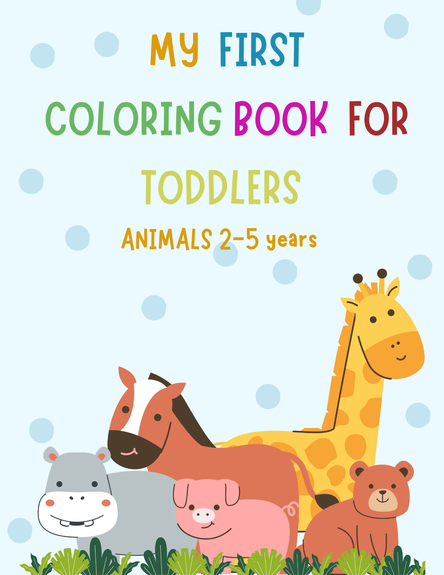 My first coloring book for toddlers - Keisy reyes | Hotmart