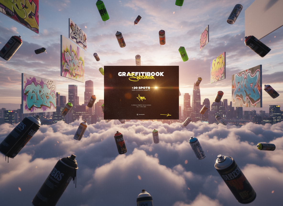 Graffiti Sketchbook +30 Spots - Mats Gaete | Hotmart