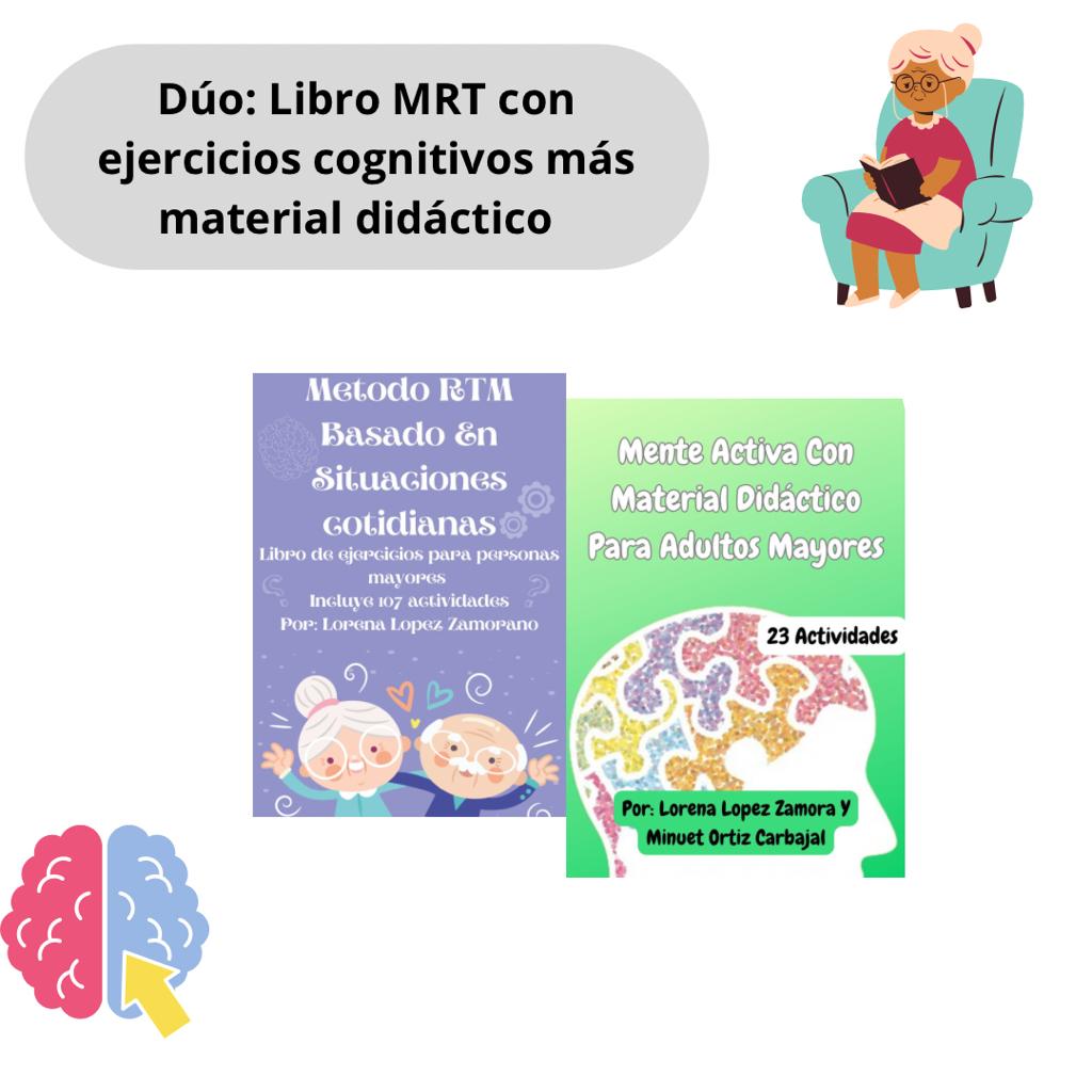 Dúo: libro MRT ejercicios cognitivos más material didáctico - Lore...