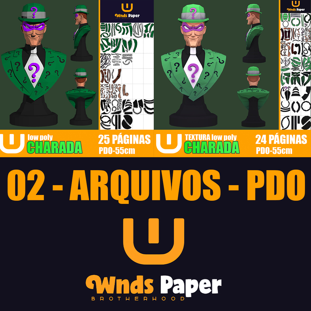 CHARADA - PAPERCRAFT - weslei nunes da silva | Hotmart