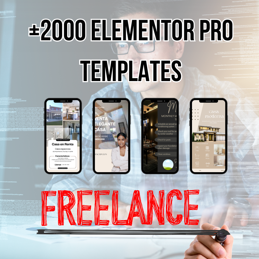 Mega Pack +2000 Elementor Pro Templates - Antonio Rodriguez | Hotmart