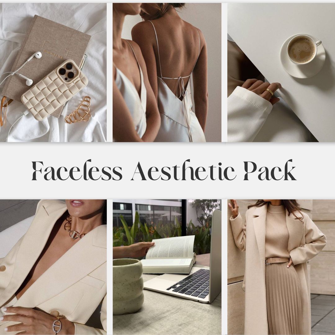 Faceless Aesthetic Pack - Jennifer Zunino Starosta | Hotmart