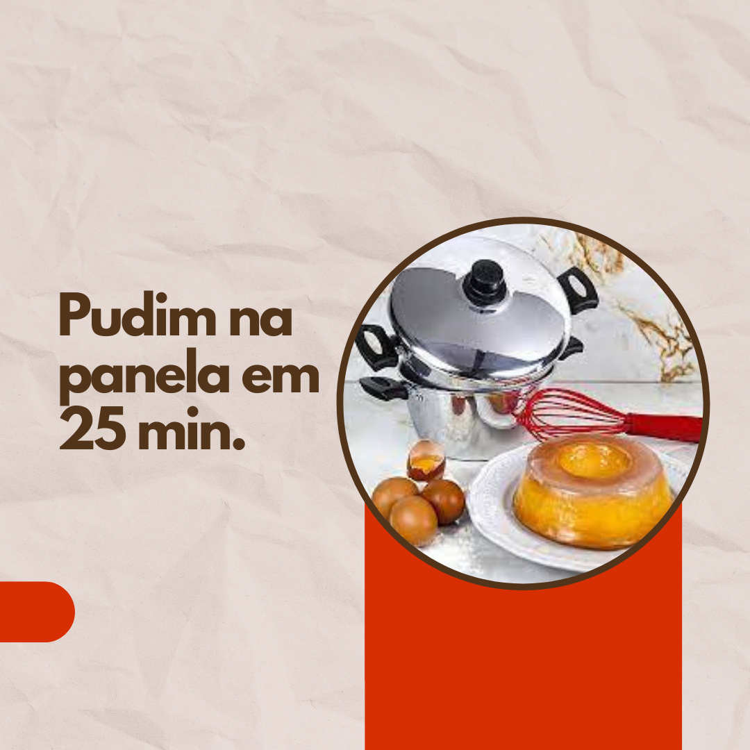 Pudim de panela em 25 minutos
