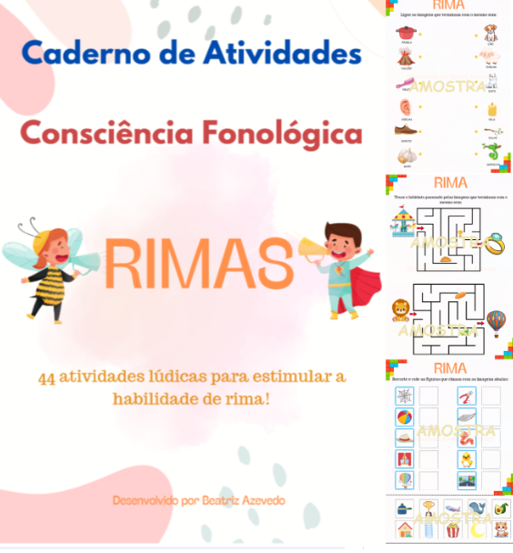 Consciência Fonológica - RIMAS - Beatriz de Azevedo Domingos | Hot...