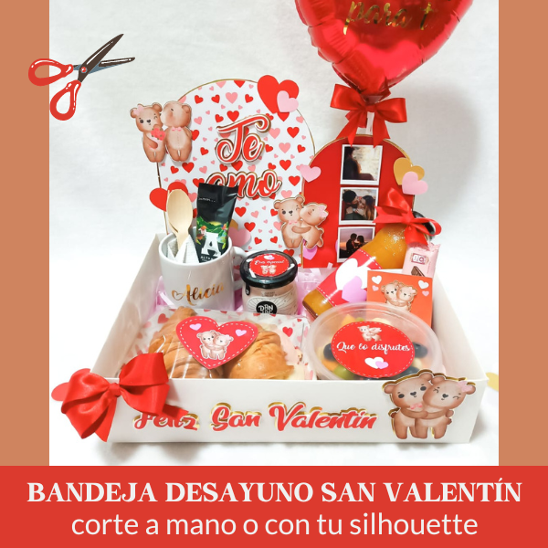 BANDEJA DESAYUNO SAN VALENTÍN - VALENTINE BREAKFAST TRAY - Tania Yu...