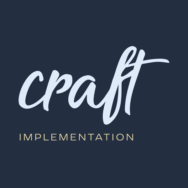 CRAFT IMPLEMENTATION - (COMBO) - Craft Consultoria e Treinamentos
