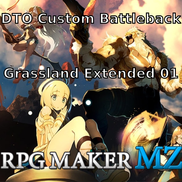 DTO Custom Battleback For RPG Maker MZ - Grassland Extended 01