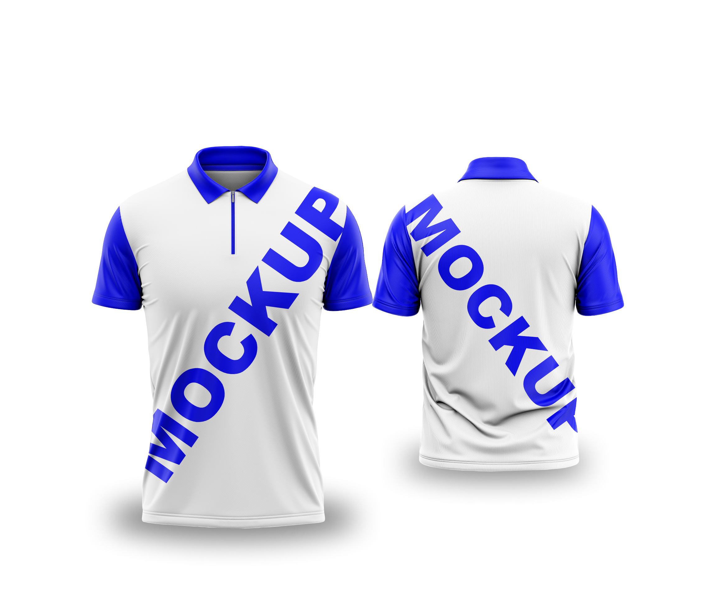 Mockup CDR Gola Polo com Ziper