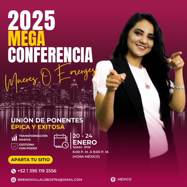 CONFERENCIA MUERES O EMERGES - Brenda Villalobos | Hotmart