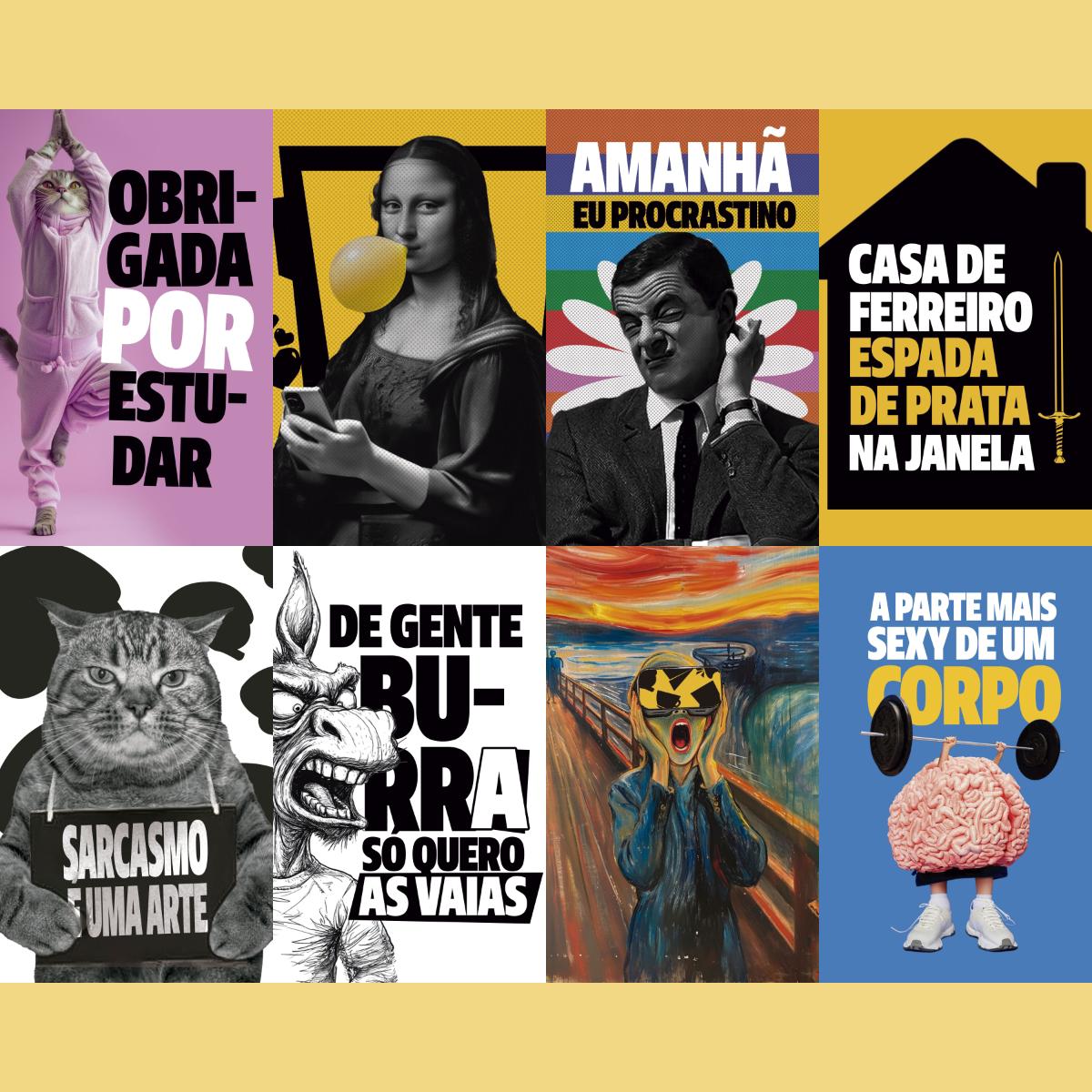 Lambe Lambe Cartaz 8 peças. - Like Marketing | Hotmart